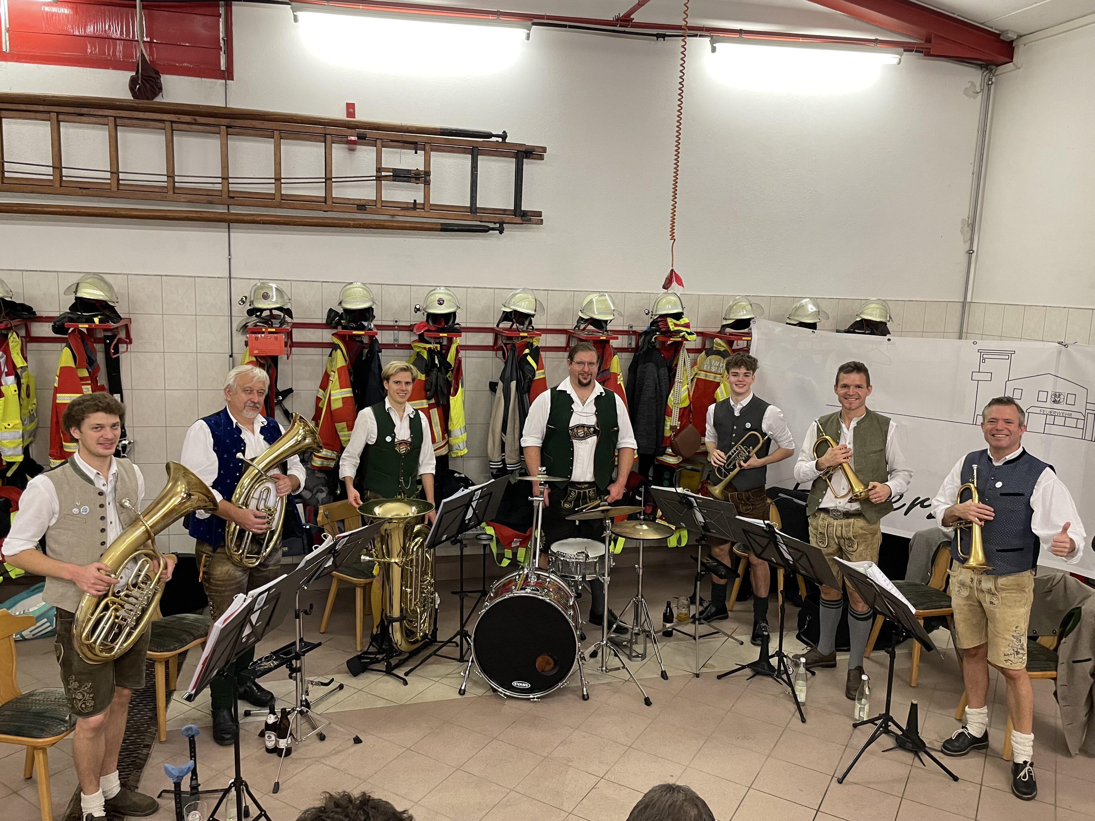 Auftritt bei FFW Eitensheim - Prosit Brassers